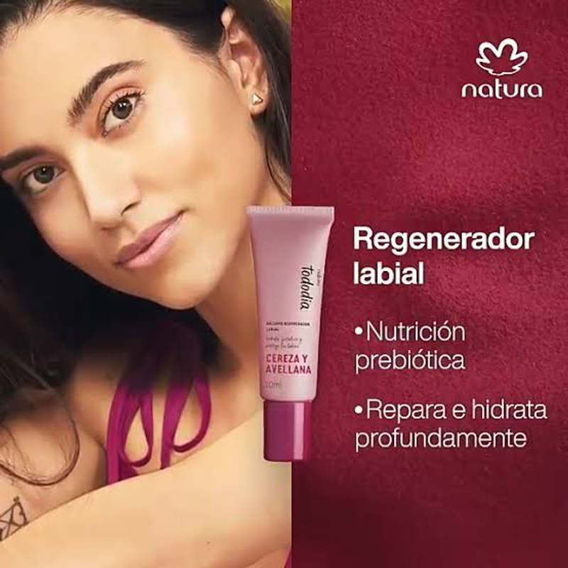 BALZAMO LABIAL REGENERADOR CEREZA Y AVELLANA